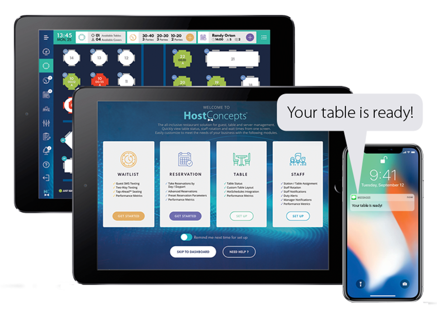 HostConcepts®, Text & Waitlist for Restaurants & More | JTECH