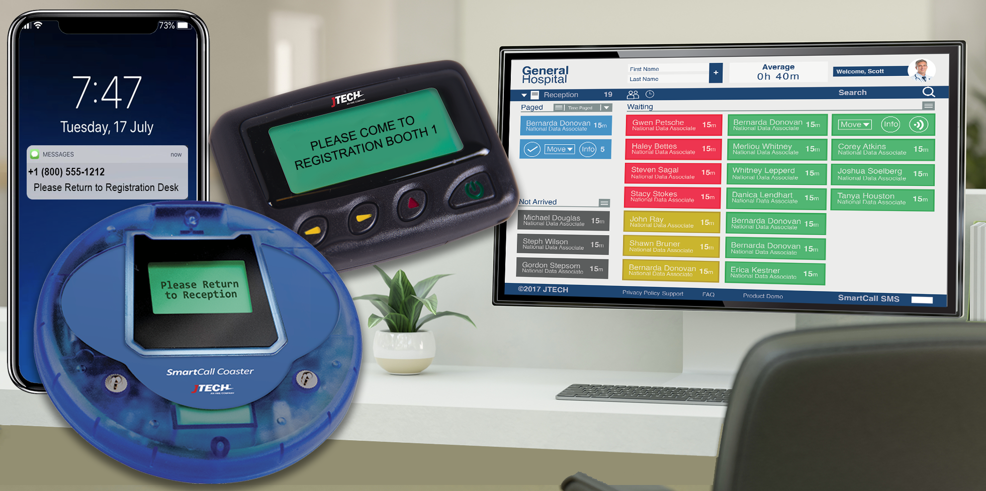 Healthcare & Hospital Paging System, Medical Pagers | JTECH