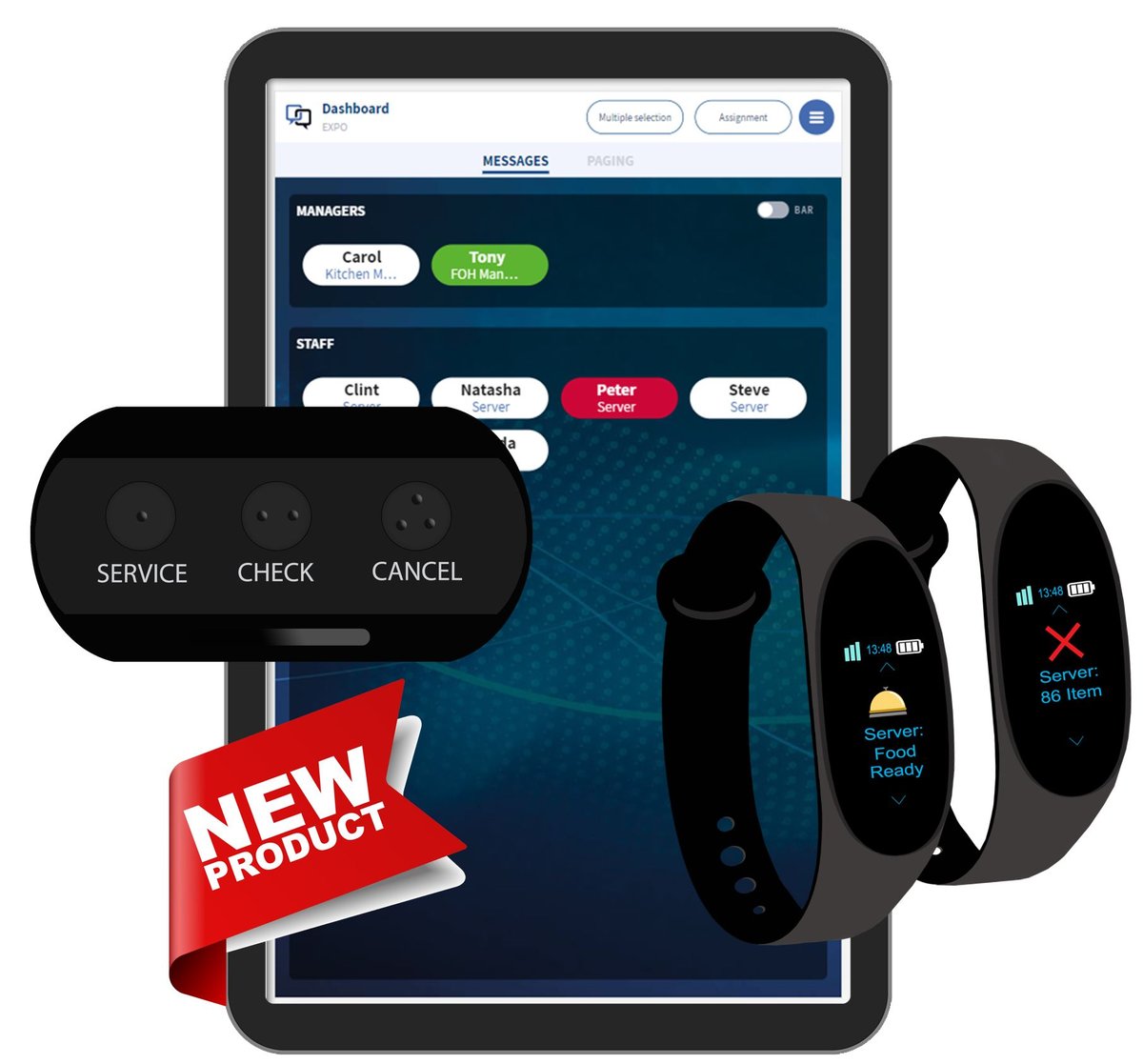 Pager Systems for Staff & Guests | Restaurants, Hospitals & More | JTECH